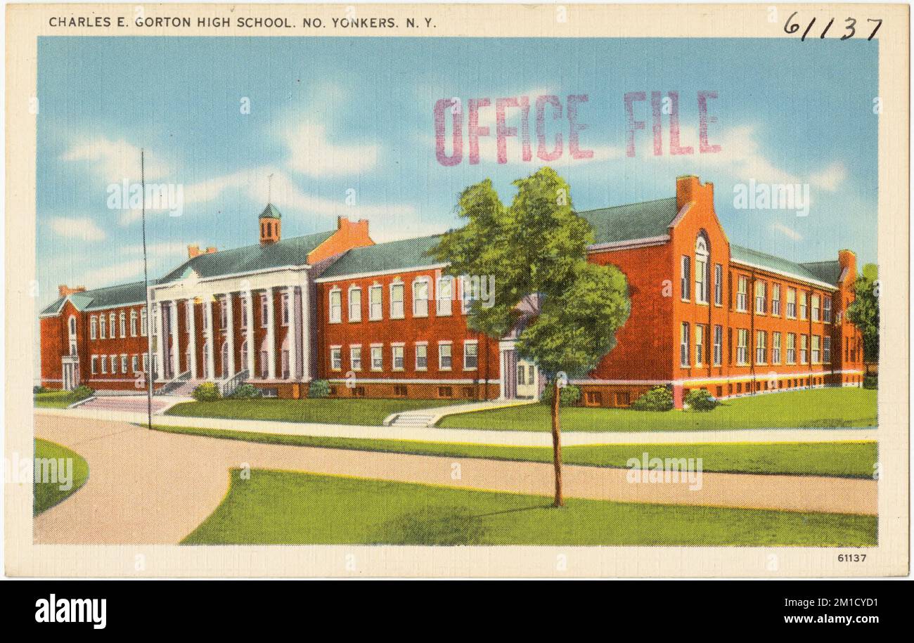 Charles E. Gorton High School, No. Yonkers, N. Y. , Schools, Tichnor ...