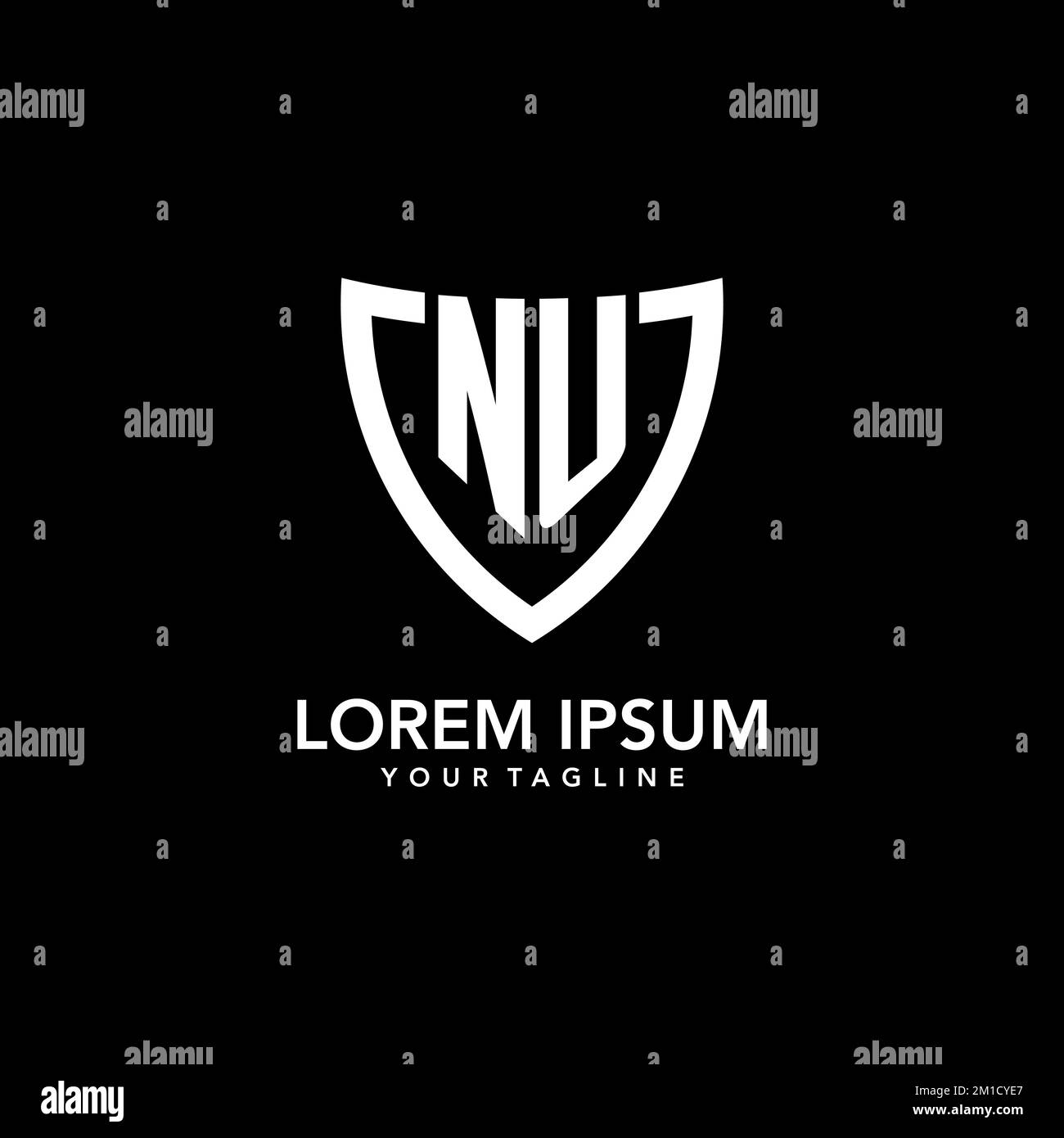 Nu modern logo hi-res stock photography and images - Alamy