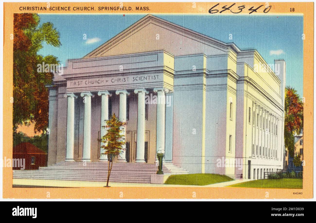Christian Science Church, Springfield, Mass. , Churches, Tichnor ...