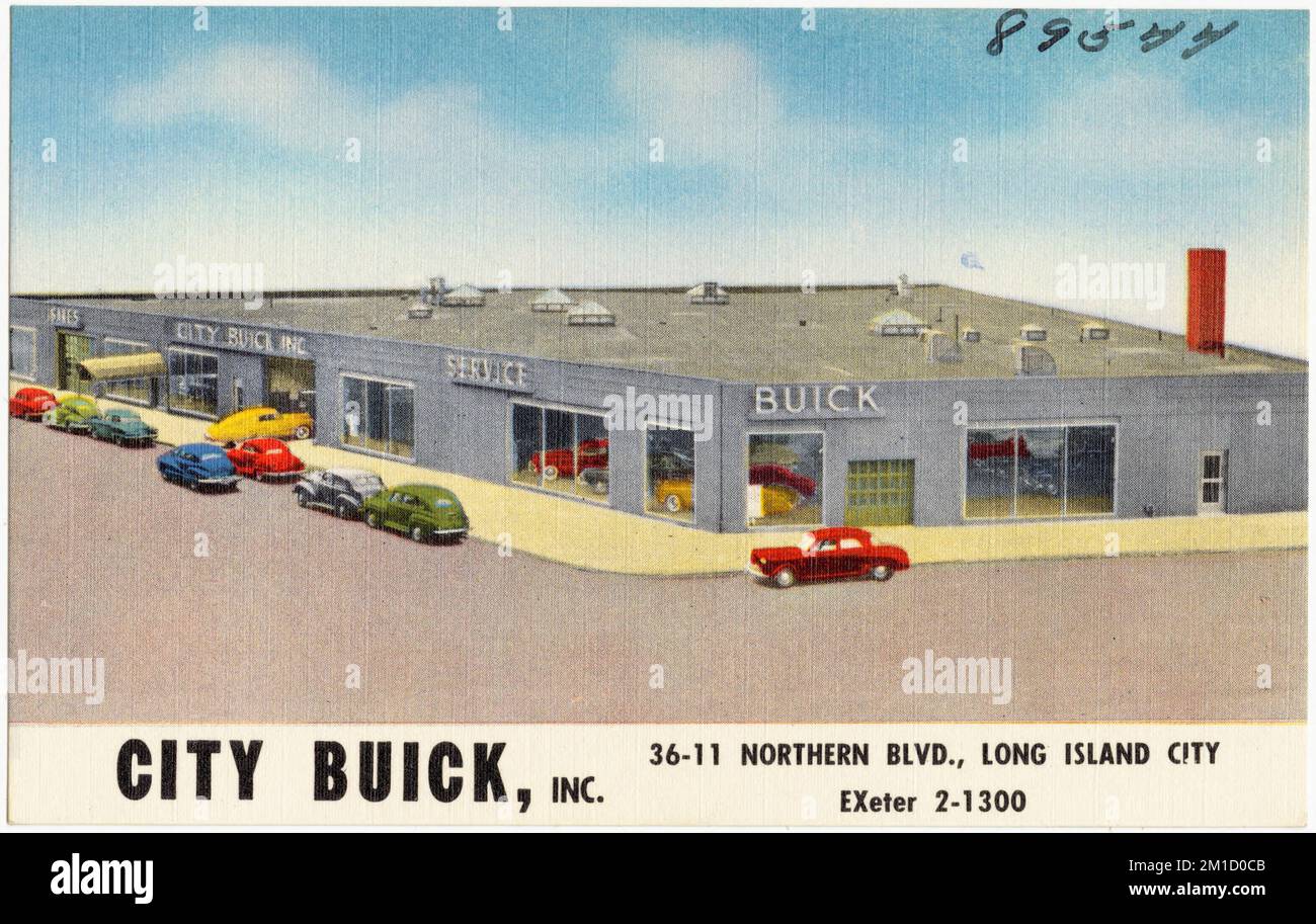 City Buick, Inc. 36-11 Northern Blvd., Long Island City, EXeter 2-1300 ...