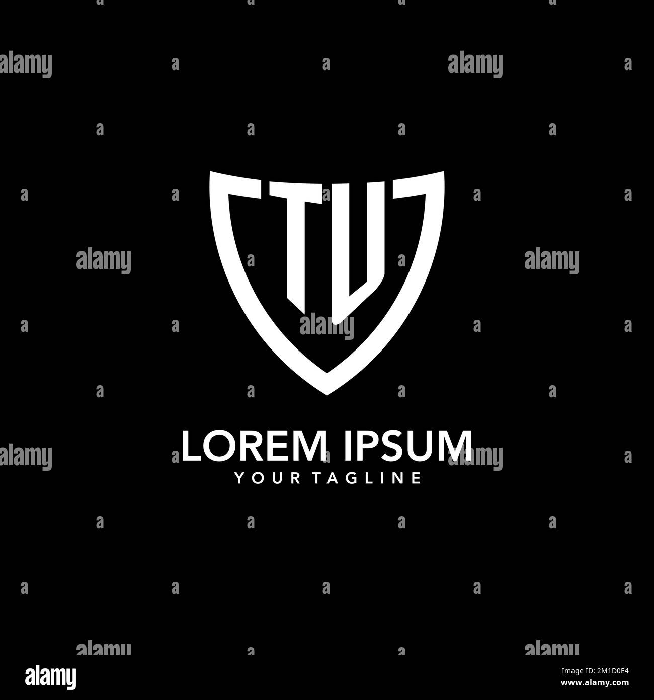 TU monogram initial logo with clean modern shield icon design inspiration Stock Vector Image ...