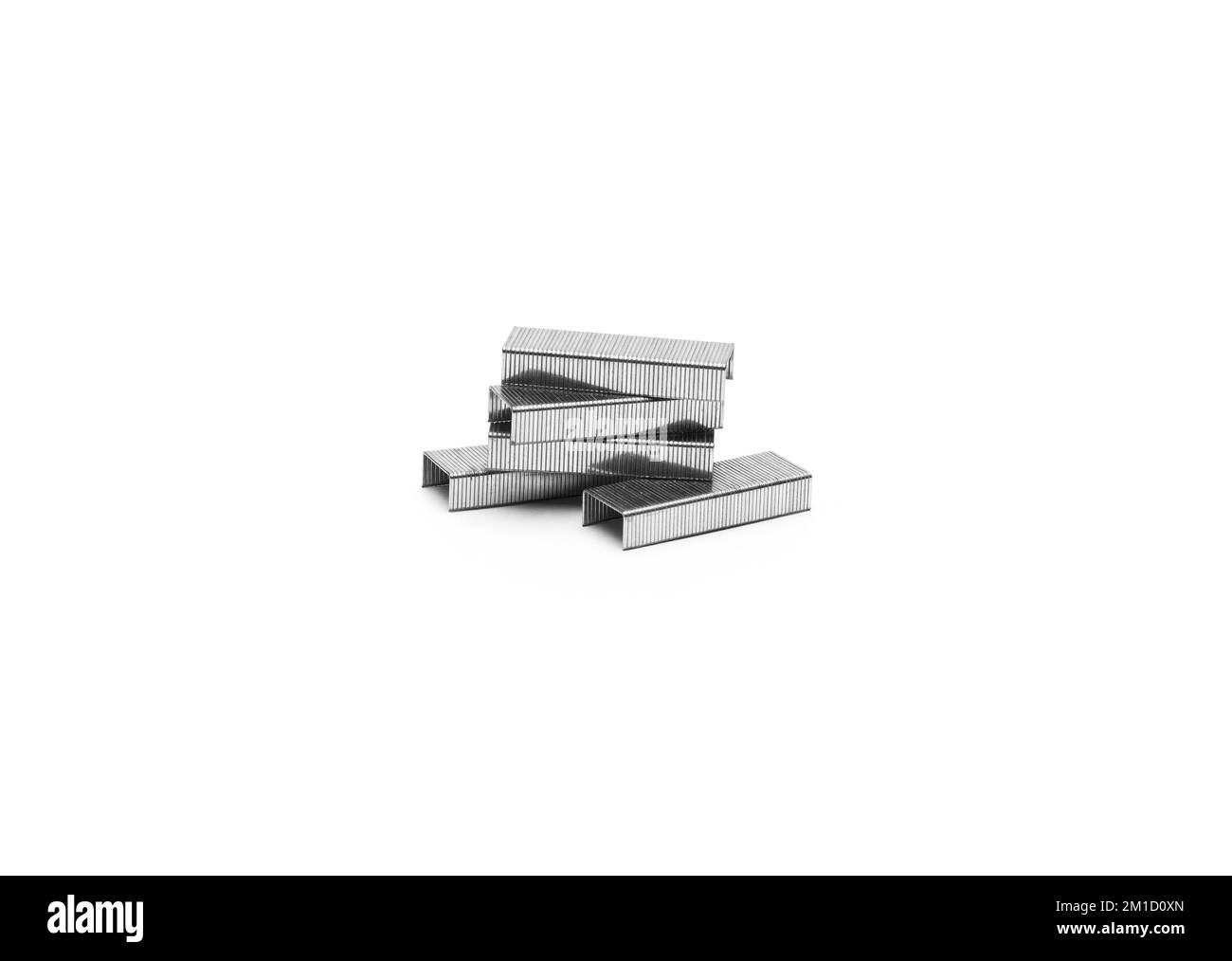 Pile of staples Black and White Stock Photos & Images - Alamy