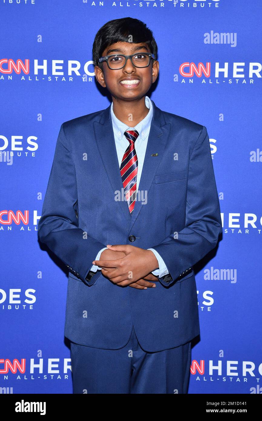 Young Wonder Sri Nihal Tammana attends the 16th annual CNN Heroes: An All-Star Tribute, held at ...