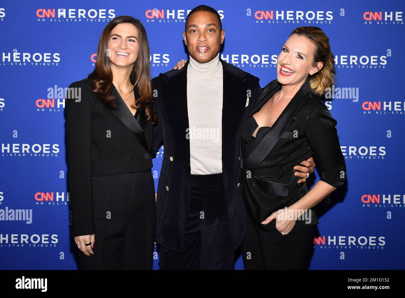 New York, USA. 11th Dec, 2022. (L-R) Kaitlan Collins, Don Lemon, and Poppy Harlow attend the ...
