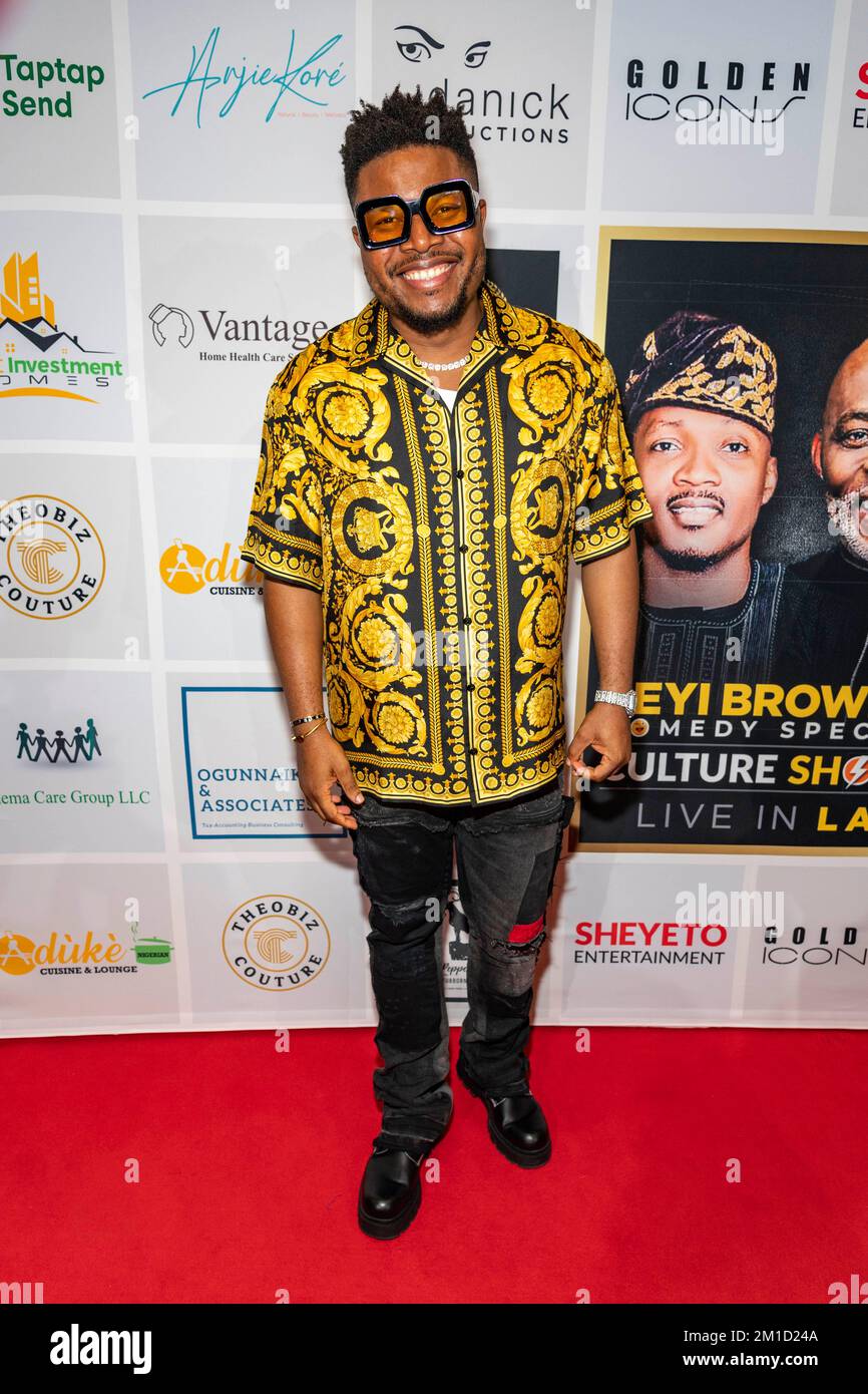 Los Angeles, USA. 11th Dec, 2022. Wamilele "The Comedian" attends Seyi ...
