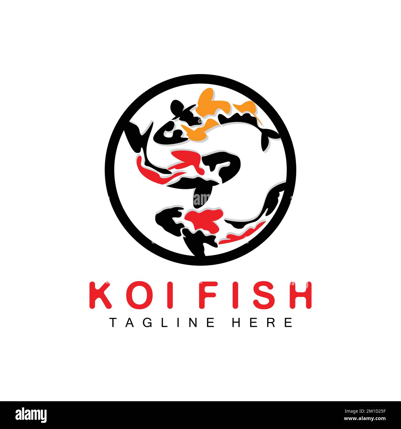 Koi Fish Logo Design, Chinese Lucky And Triumph Ornamental Fish Vector ... Koi Fish Logo Design, Chinese Lucky And Triumph Ornamental Fish Vector ...
