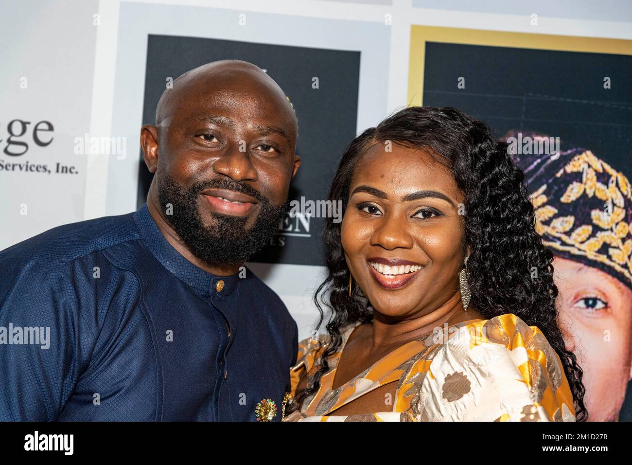 Los Angeles, USA. 11th Dec, 2022. Claudius and Yinka Adekanmi attend ...