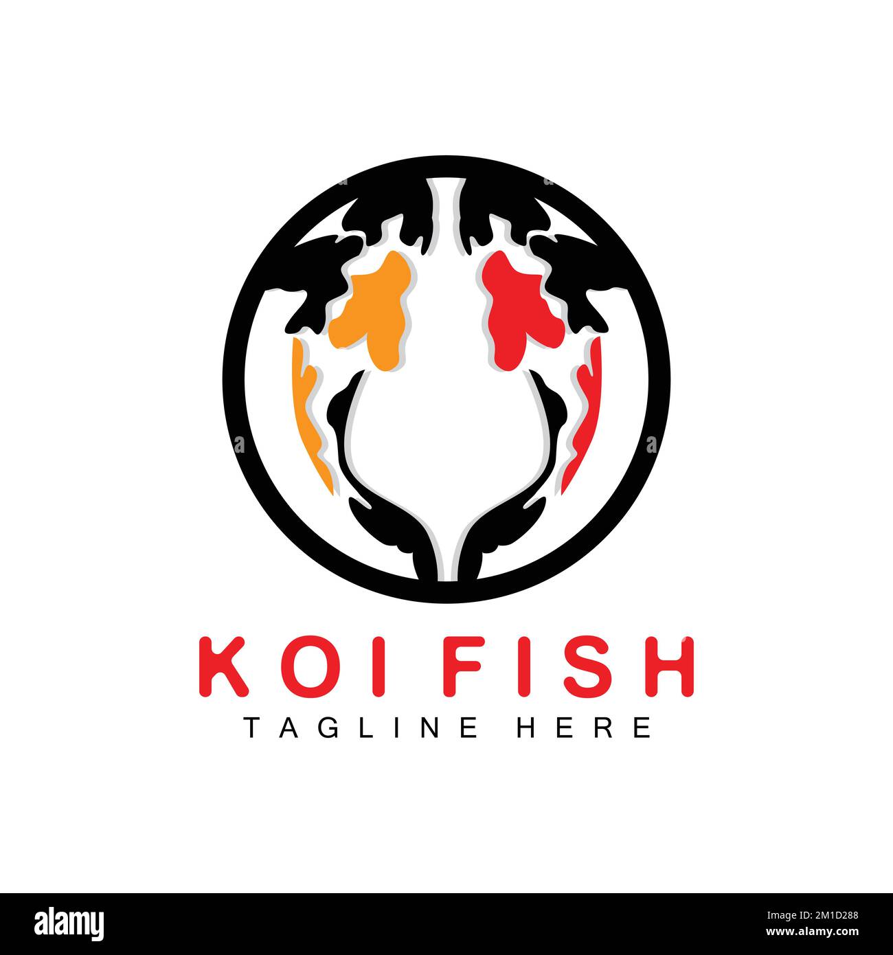 Koi Fish Logo Design, Chinese Lucky And Triumph Ornamental Fish Vector ... Koi Fish Logo Design, Chinese Lucky And Triumph Ornamental Fish Vector ...