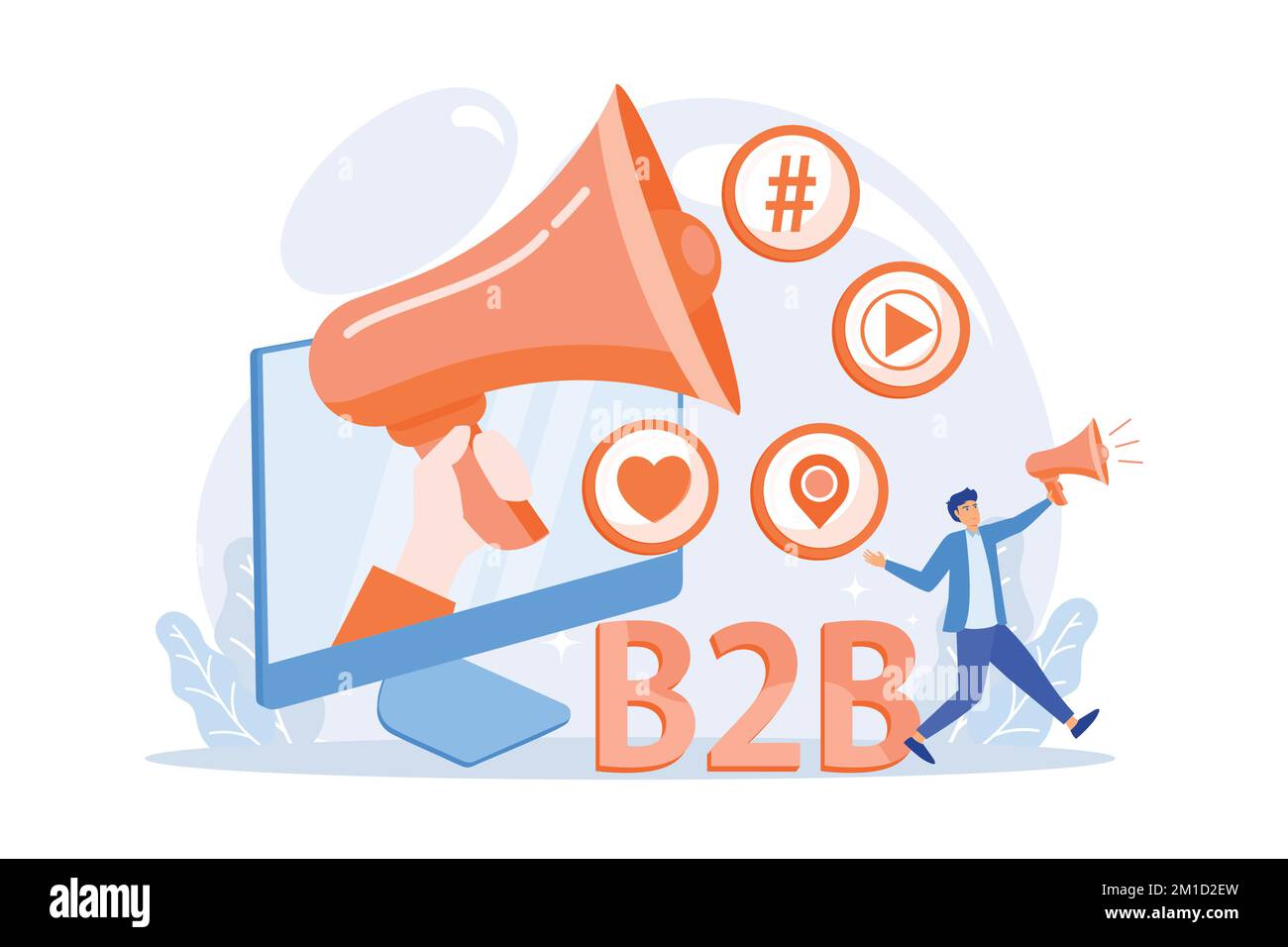B2b ads Stock Vector Images - Alamy