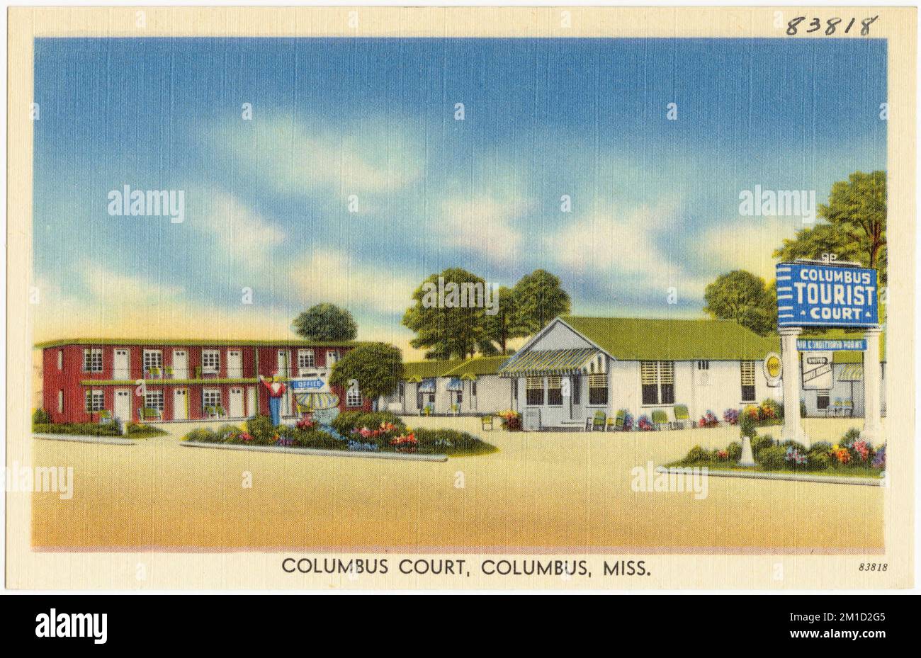 Columbus Court, Columbus, Miss. , Motels, Tichnor Brothers Collection ...