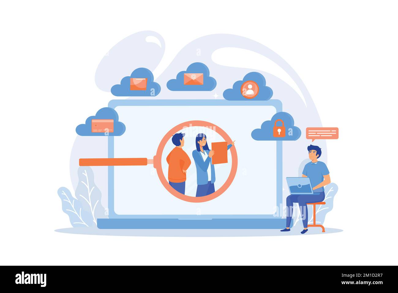 Online security breach, immoral private life offence. Digital ethics ...