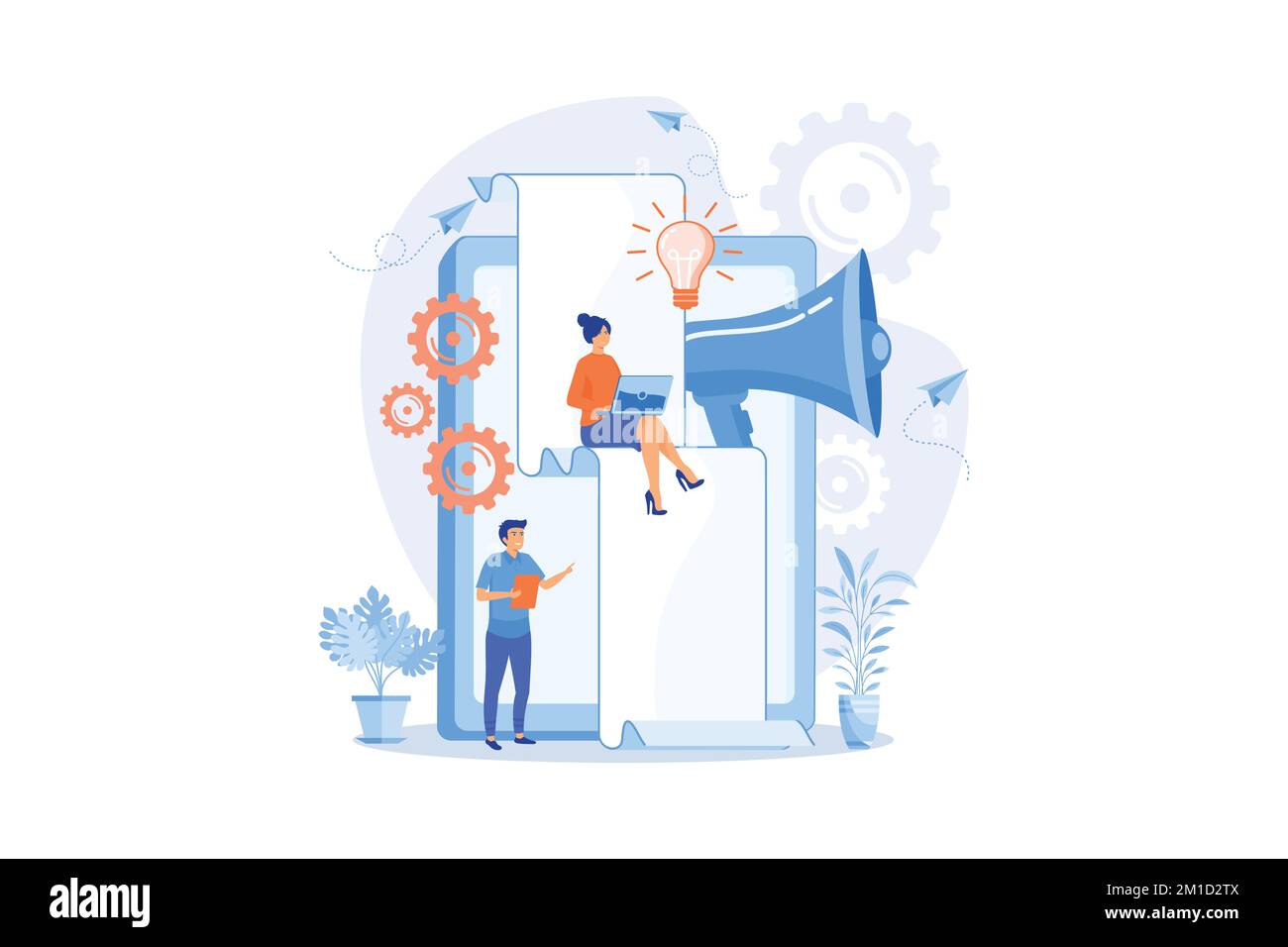 Reading plan on paper Stock Vector Images - Alamy