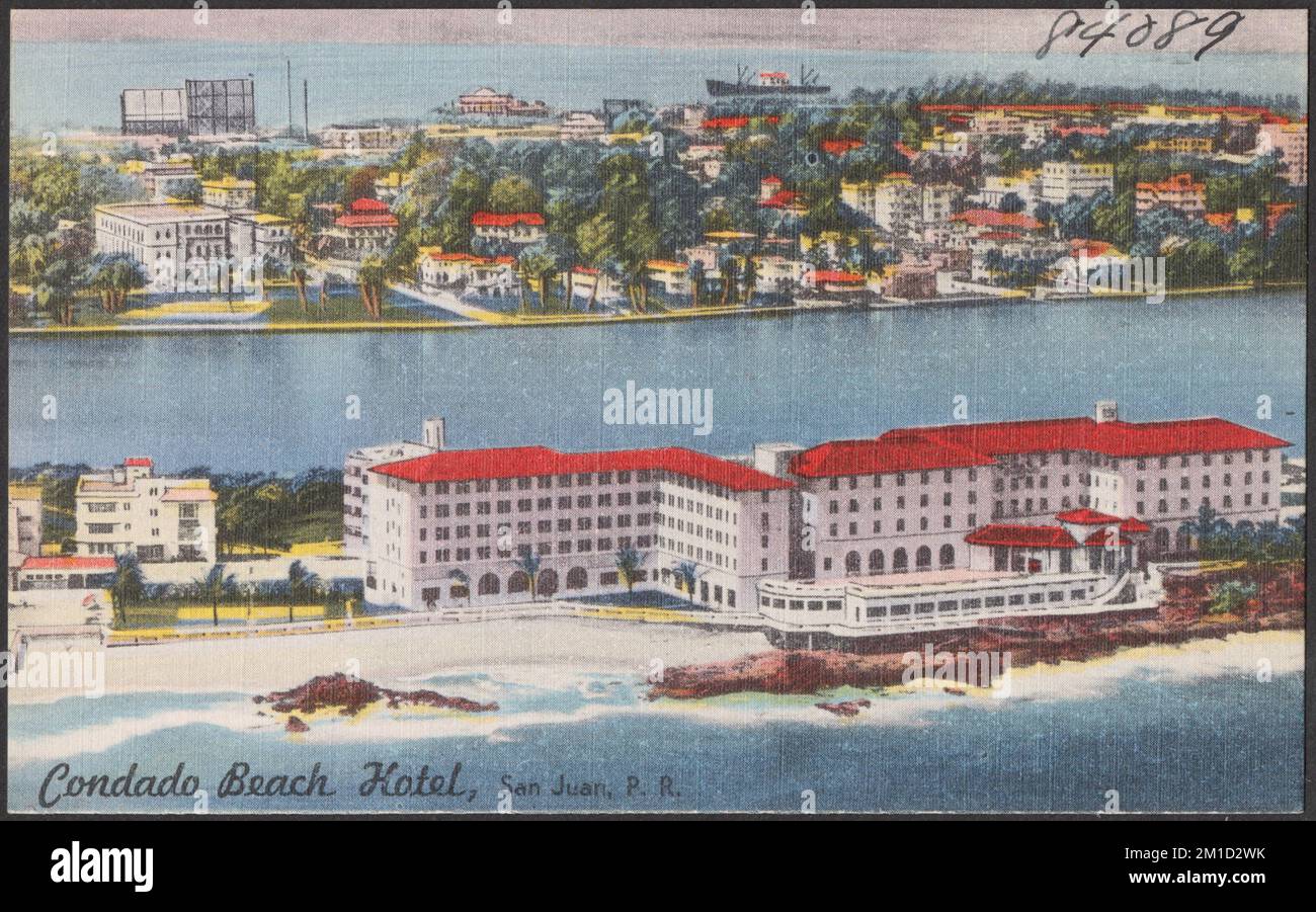 Condado Beach Hotel, San Juan, P. R. , Hotels, Cities & towns, Oceans ...
