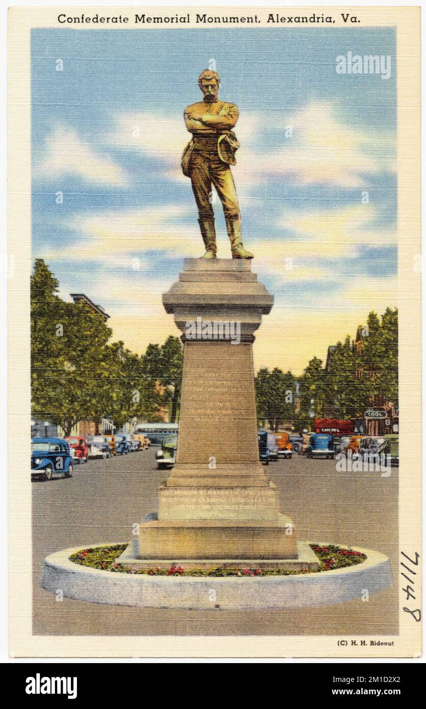 Confederate Memorial Monument, Alexandria, Va. , Monuments & memorials ...
