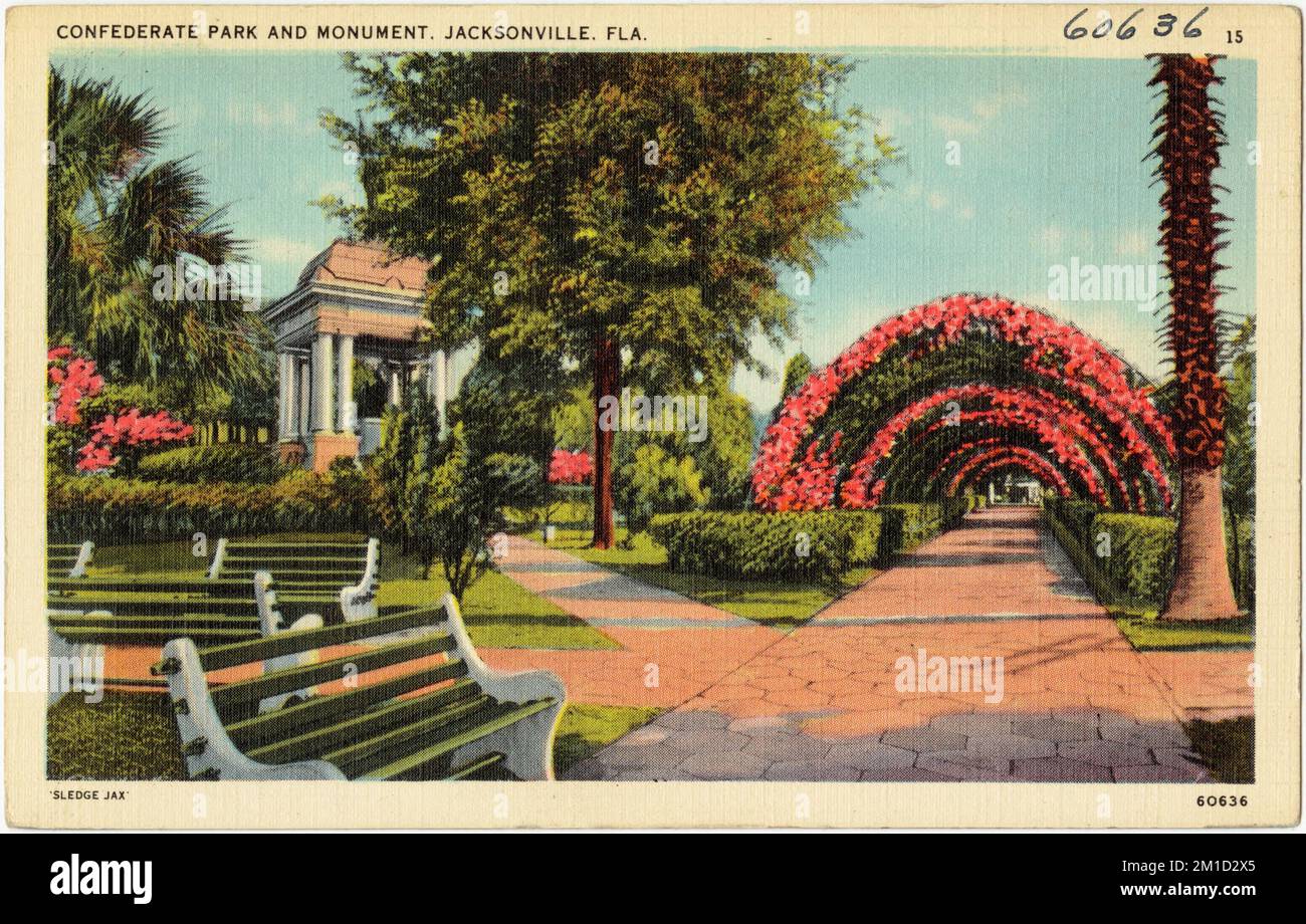 Confederate Park and monument, Jacksonville, Fla. , Parks, Monuments ...