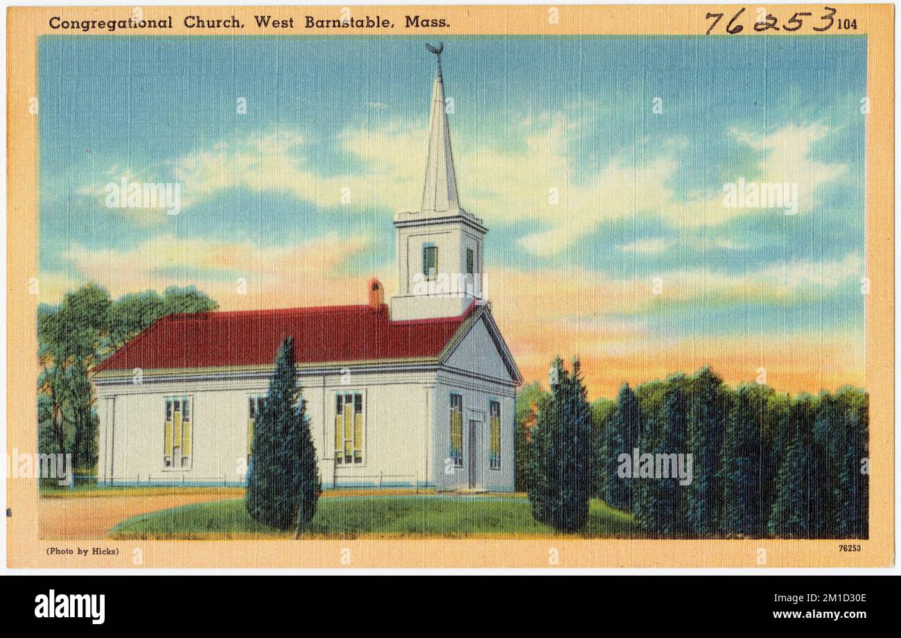 Congregational Church, West Barnstable, Mass. , Congregational churches ...