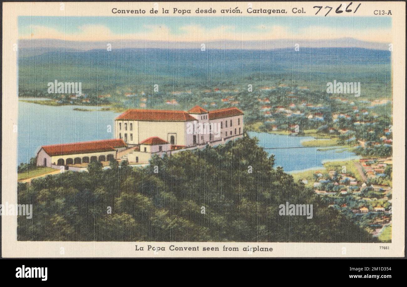Convento de la Popa deside avión, Cartagena, Col. - La Popa Convent ...