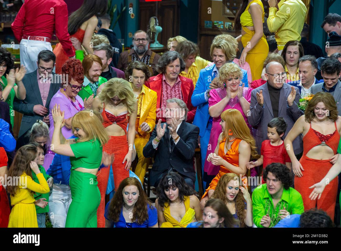 singer Will Tura aka Arthur Blanckaert (C) pictured during the premiere ...