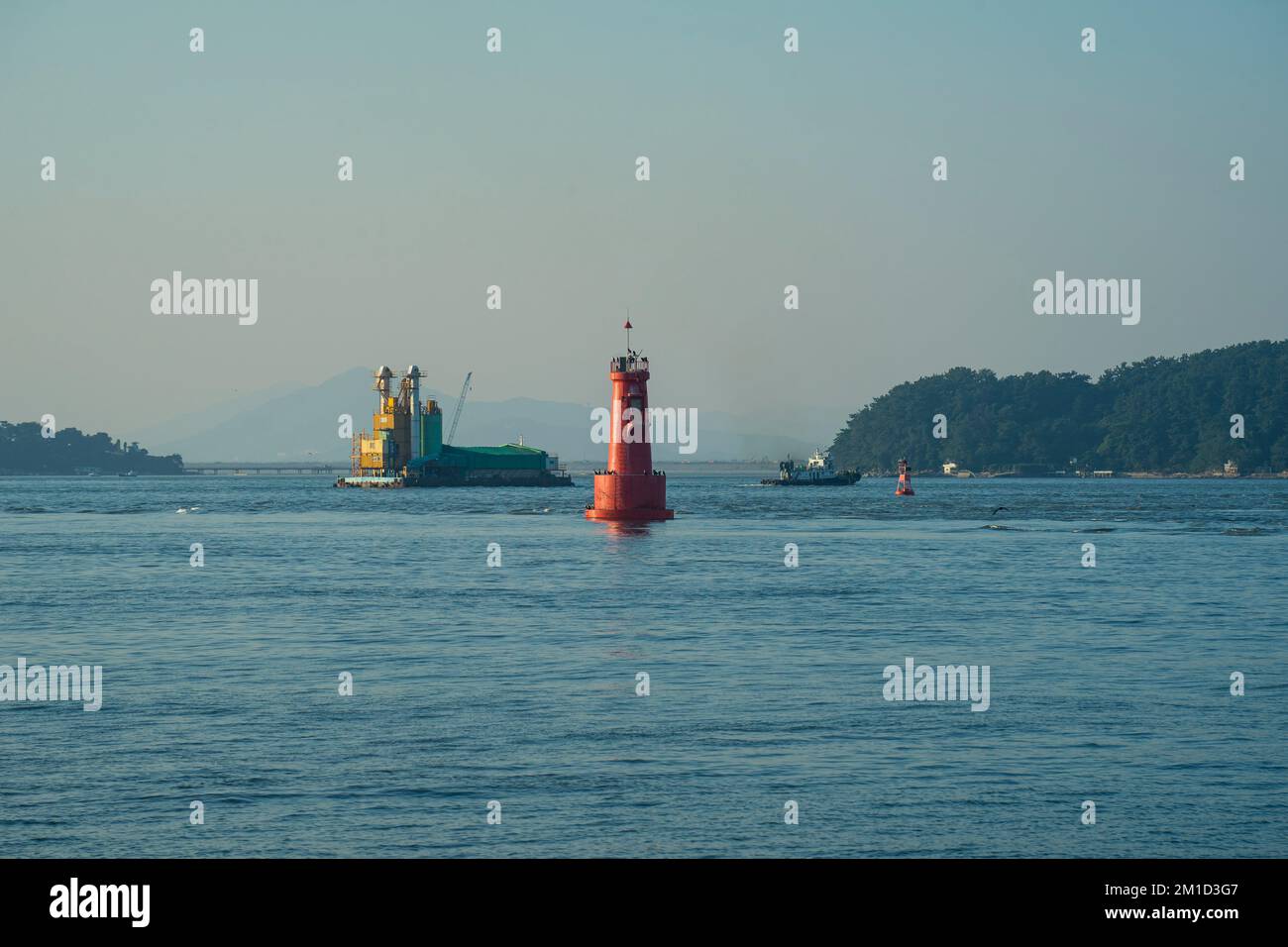 Lighthouse on Wolmido Island, Incheon, Korea Stock Photo - Alamy