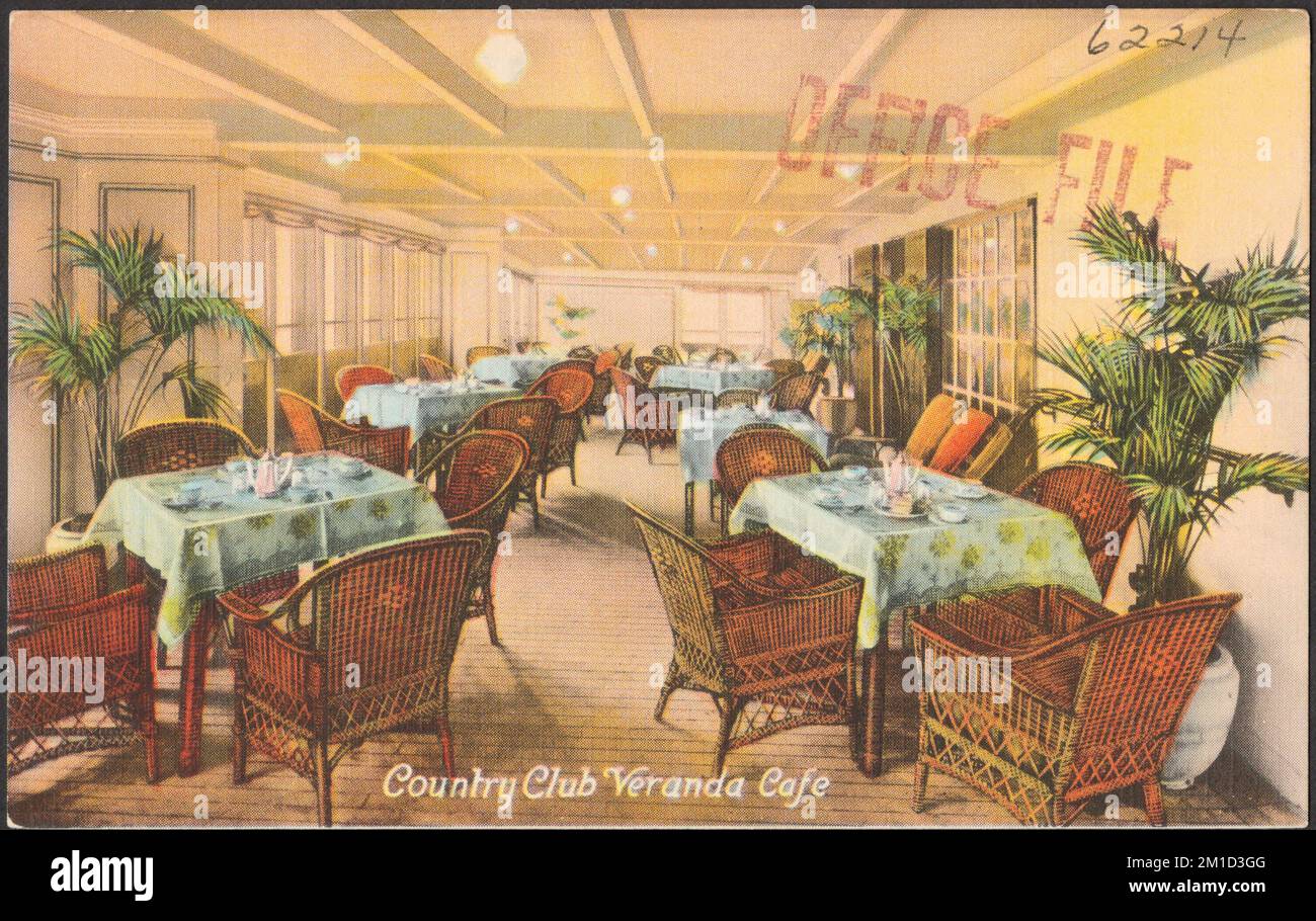 Country Club Veranda Cafe , Ocean liners, Cafes, American Export Lines ...
