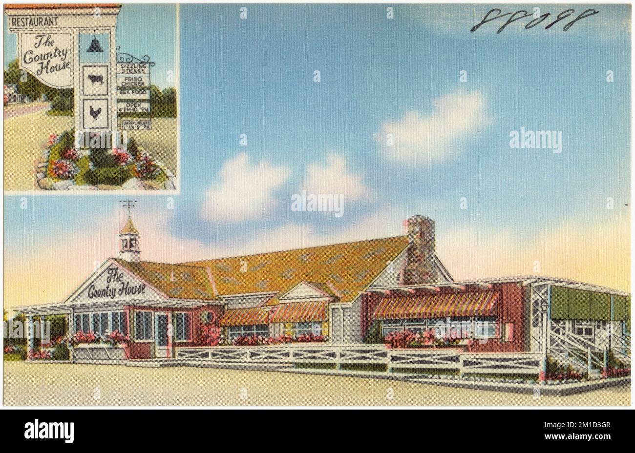 The Country House , Restaurants, Tichnor Brothers Collection, postcards ...