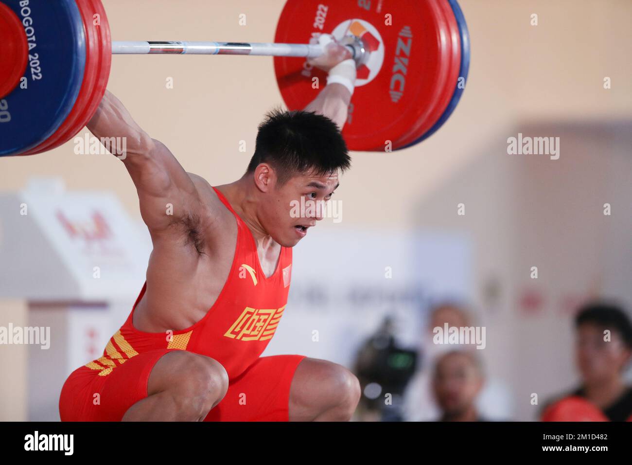 Bogota, Colombia. 11th Dec, 2022. Li Dayin of China competes during the ...