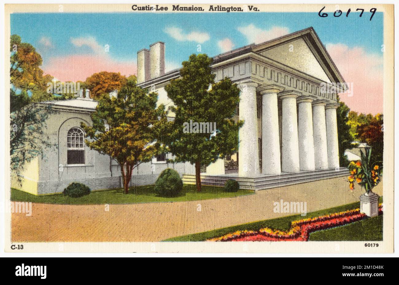 Custis-Lee Mansion, Arlington, Va. , Historic buildings, Tichnor ...