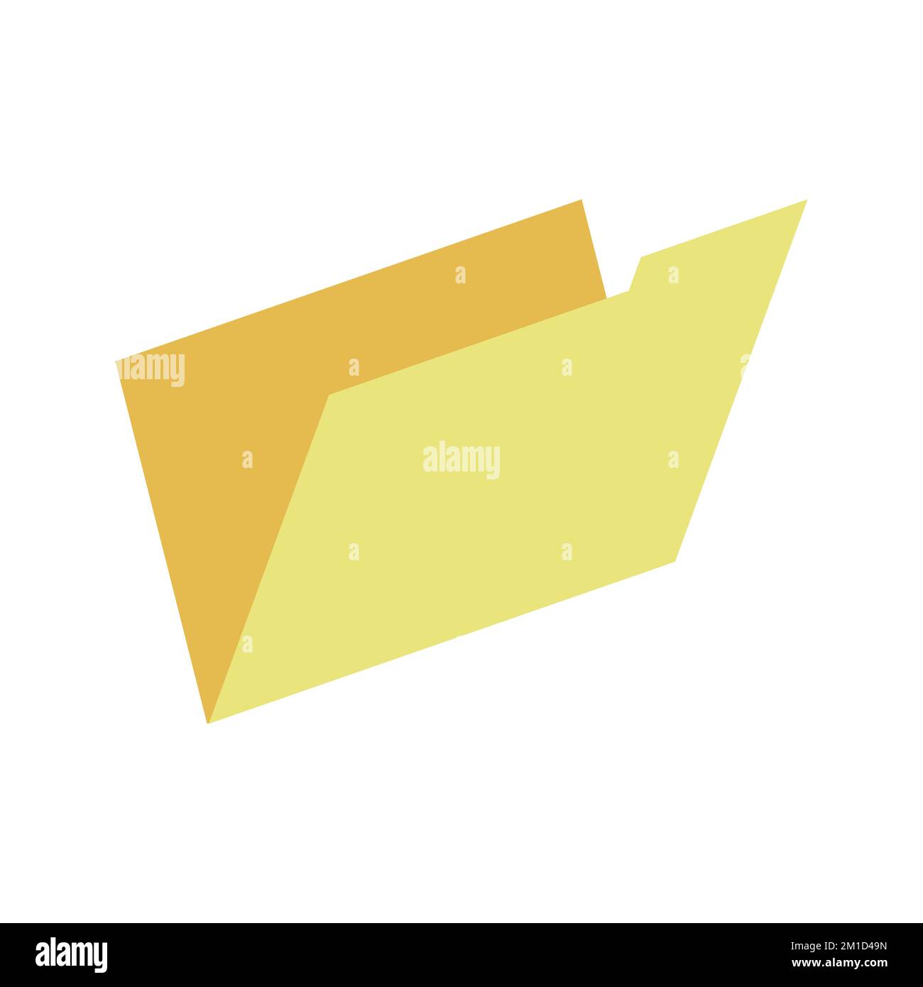 Folder Icon isolated. Office Concept. - Vector. Vector illustration ...