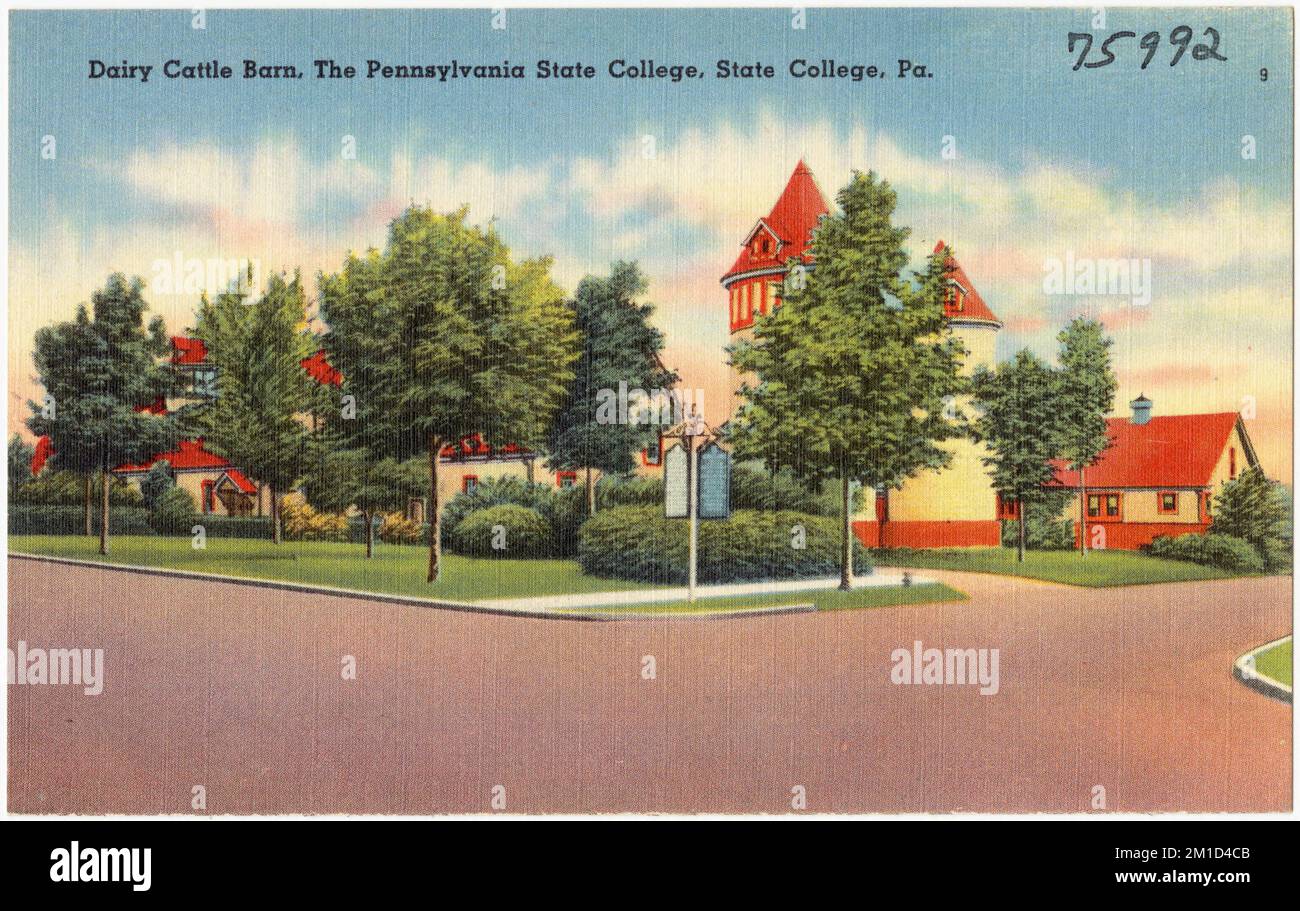 Dairy Cattle Barn, The Pennsylvania State College, State College, Pa ...