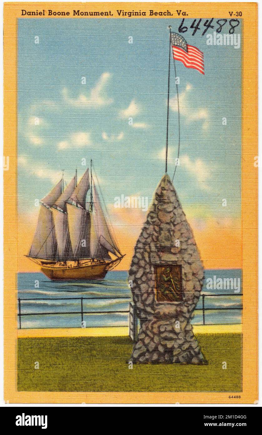Daniel Boone Monument, Virginia Beach, Va. , Monuments & memorials ...