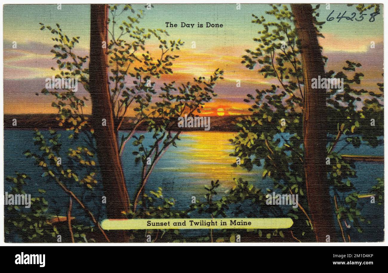 Twilight scenic scenery Cut Out Stock Images & Pictures - Alamy