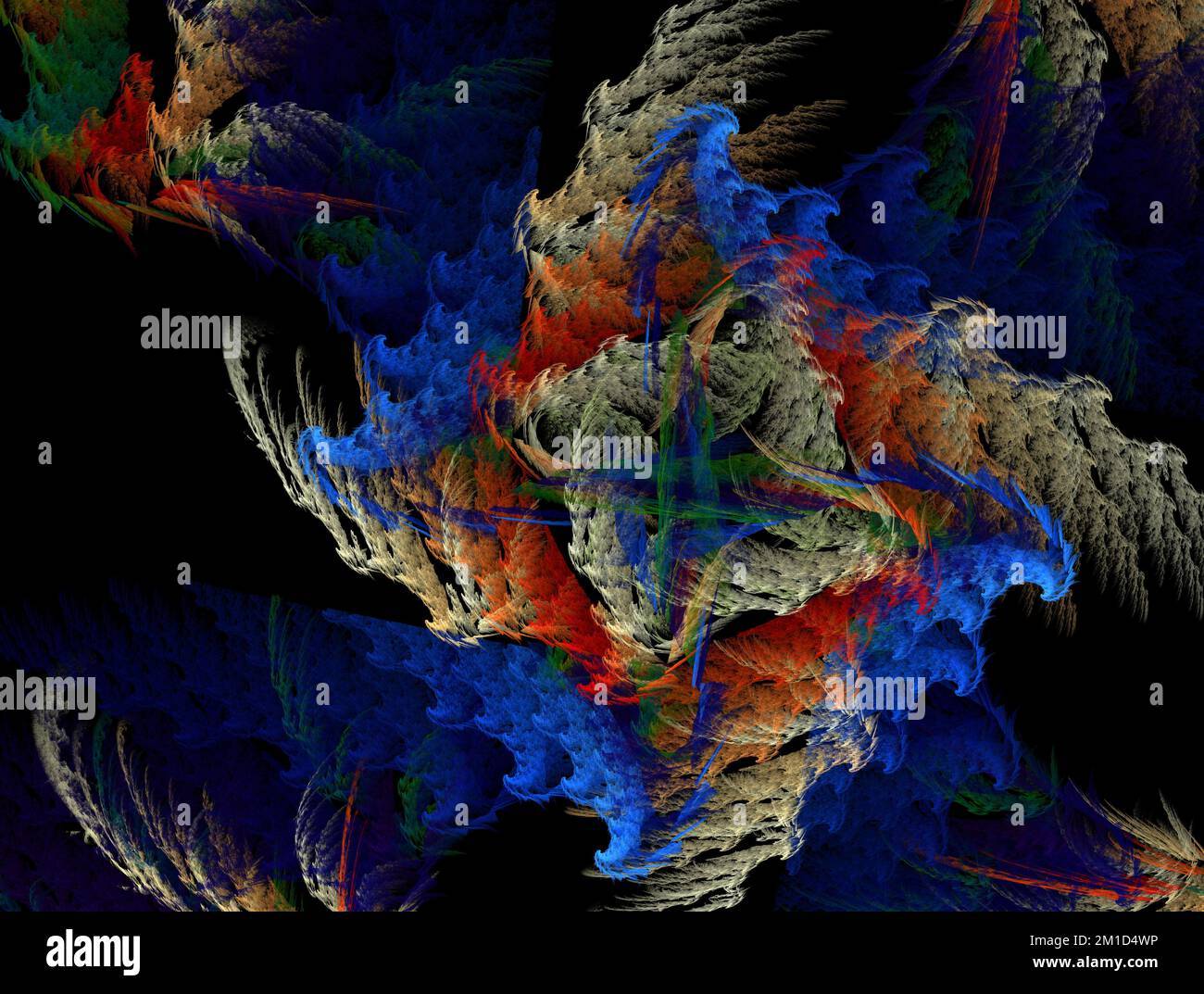 Imaginatory lush fractal texture image abstract background Stock Photo ...