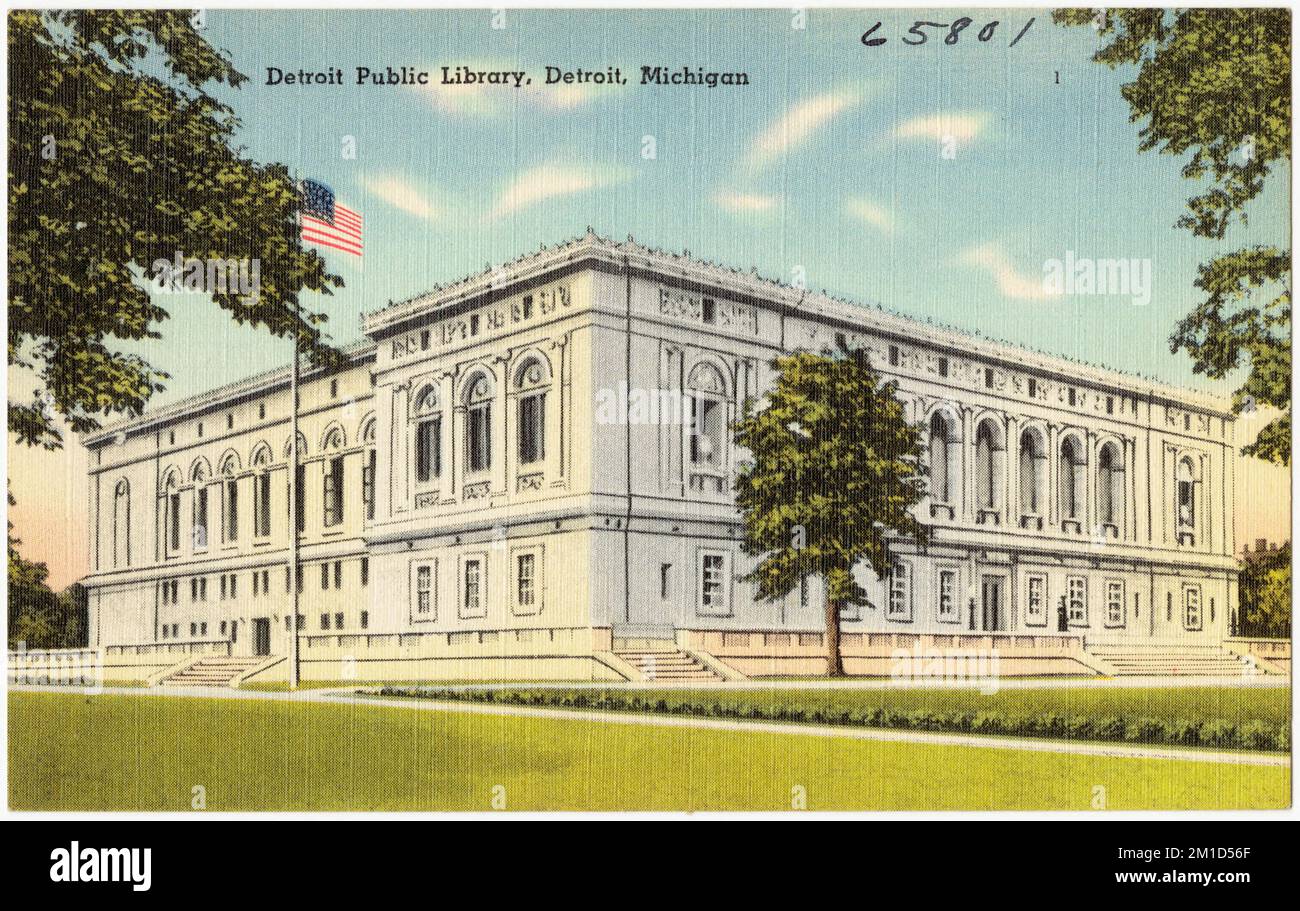 Detroit public library hi-res stock photography and images - Alamy