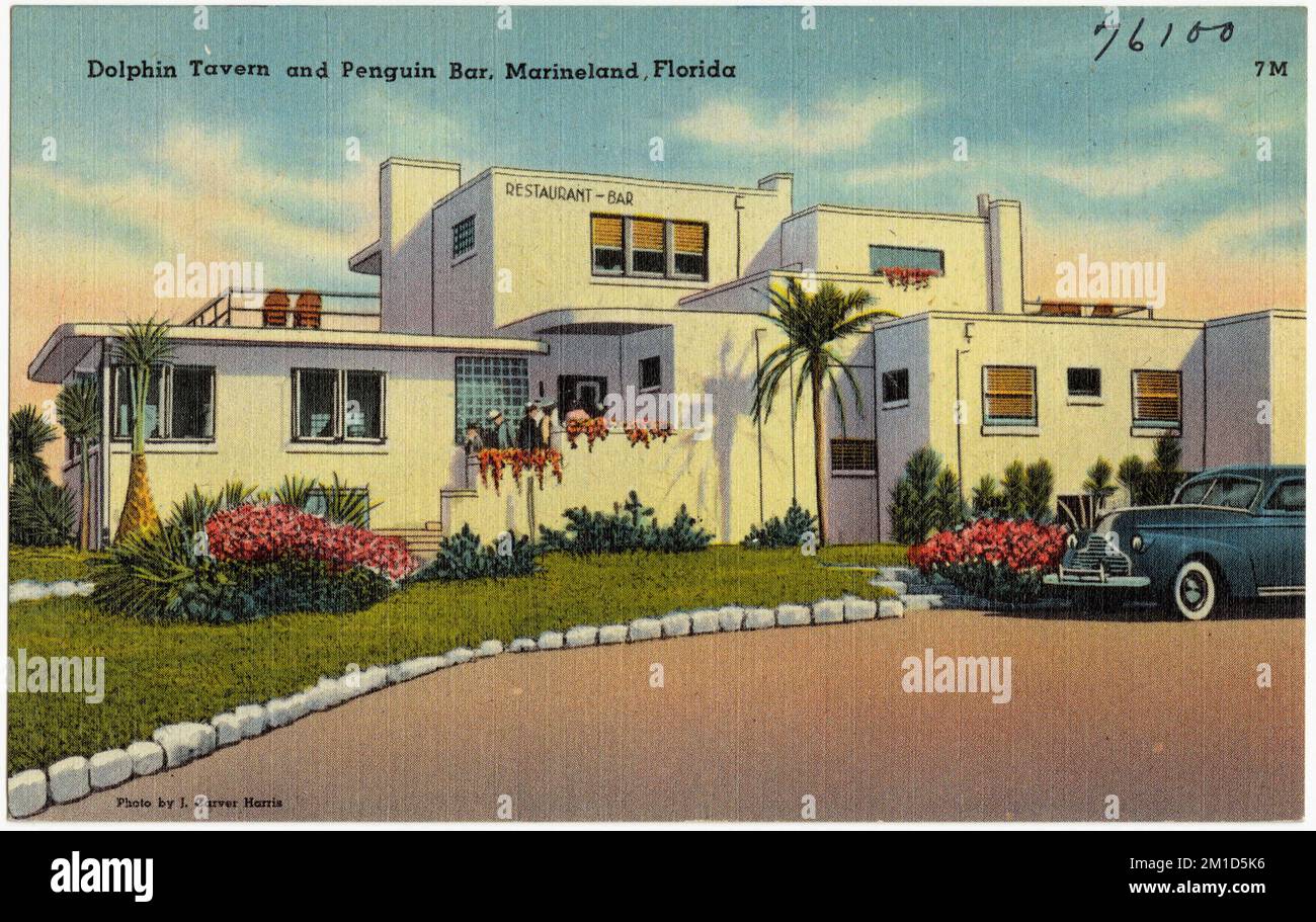 Dolphin Tavern and Penguin Bar, Marineland, Florida , Bars, Tichnor ...