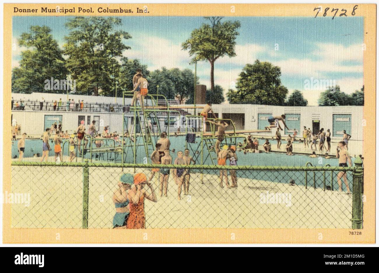 Public city swimming pool Cut Out Stock Images & Pictures - Alamy