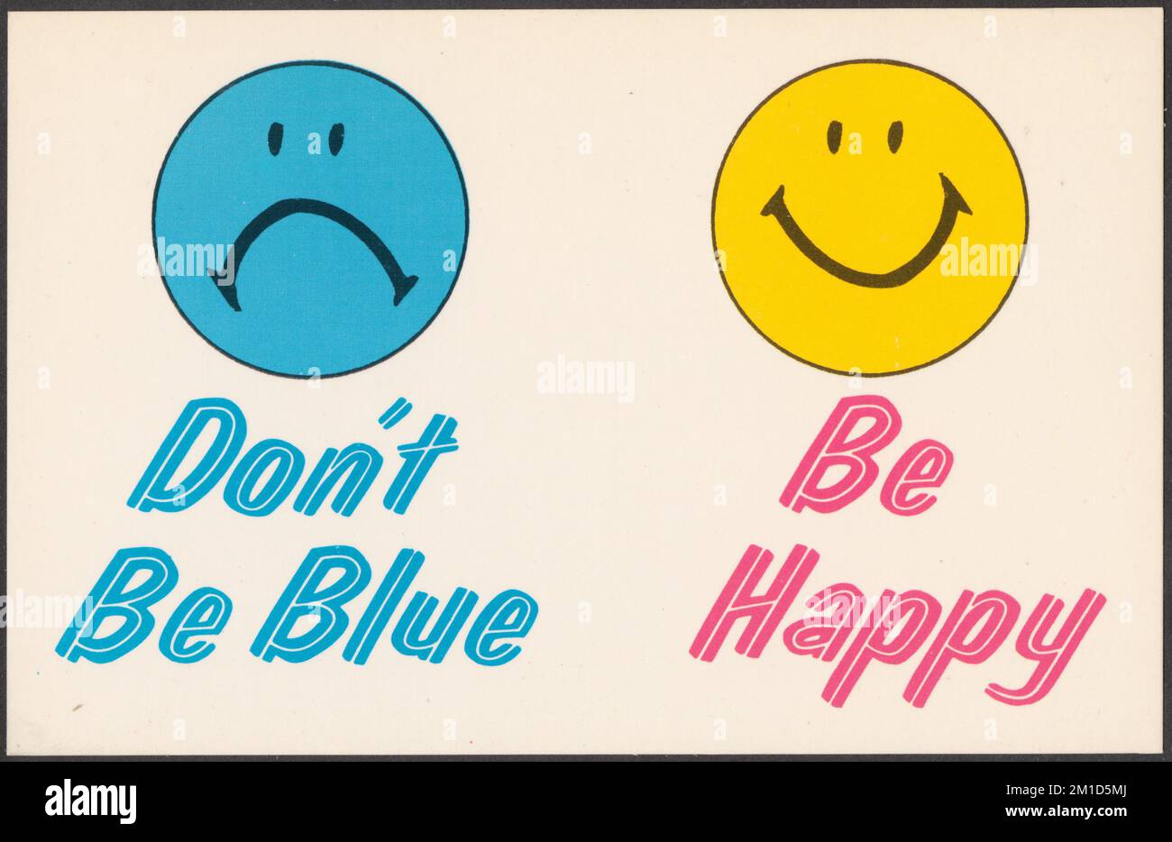 Don't be blue, be happy , Tichnor Brothers Collection, postcards of the ...