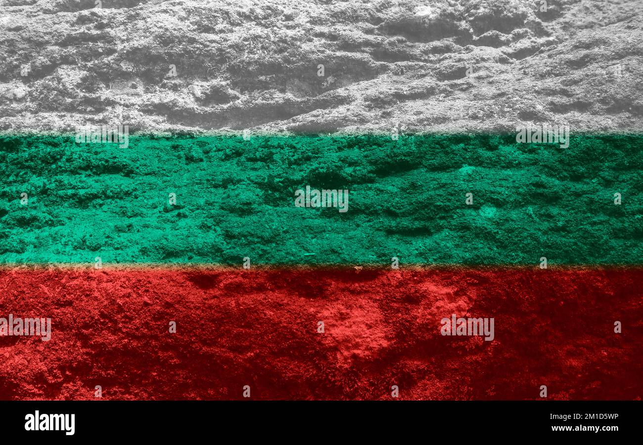 Bulgarian flag texture as background Stock Photo - Alamy