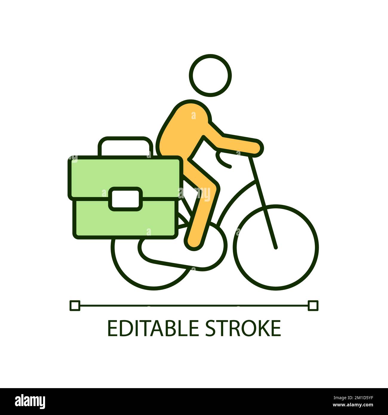 Commuting green Stock Vector Images - Alamy