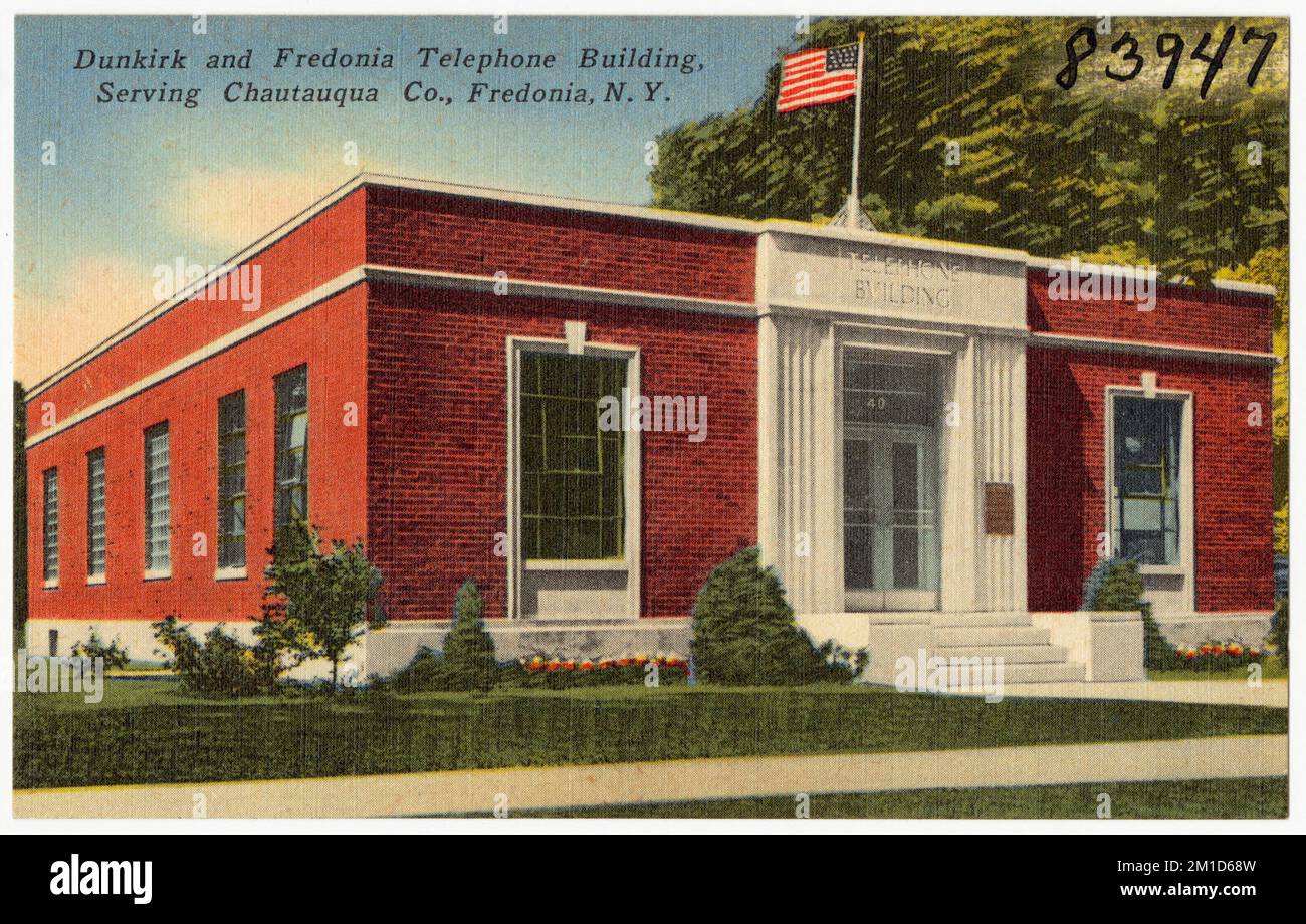 Dunkirk and Fredonia Telephone Building, serving Chautauqua Co ...
