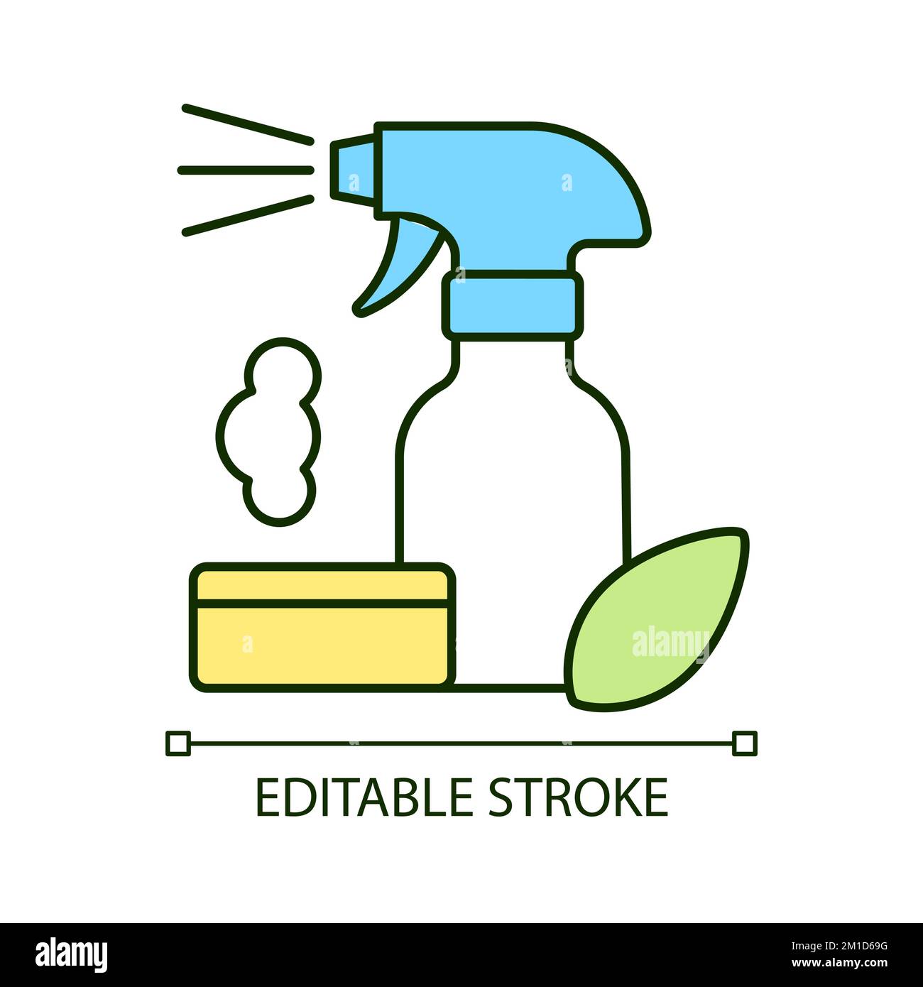 Natural cleaning products concept Cut Out Stock Images & Pictures - Alamy