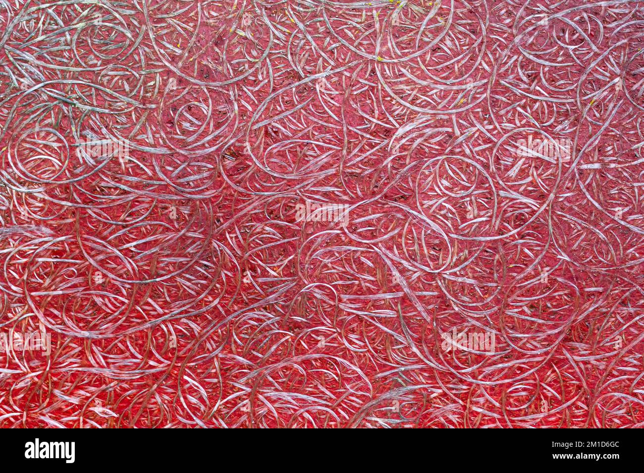 Red texture of compressed wood chippings board. OSB boards of wood ...