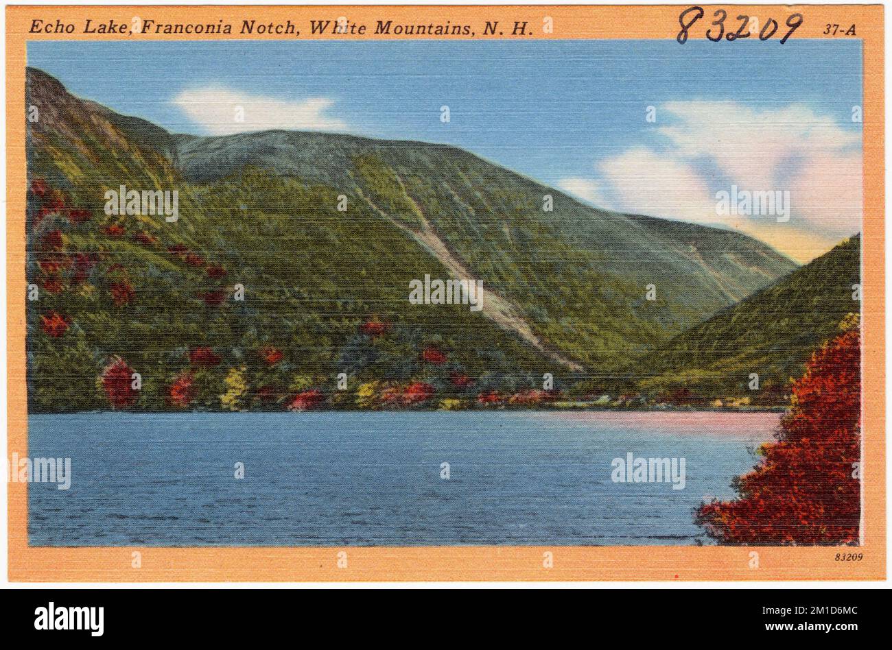 Echo Lake, Franconia Notch, White Mountains, N.H. , Mountains, Lakes ...