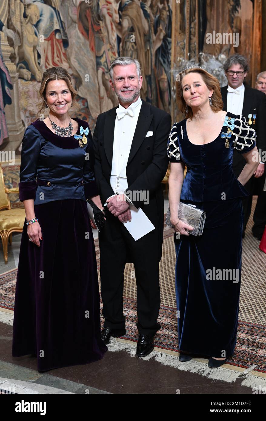 Margareta Thorgren, Press officer of the Royal Court with her husband ...
