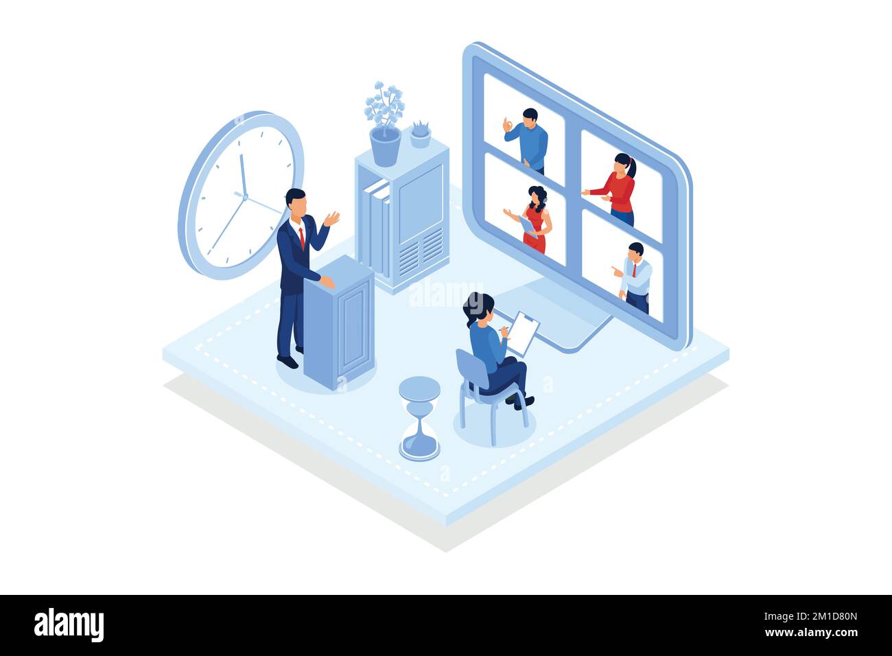 Digital podium. Student uses digital podium in virtual classroom, smart ... Digital podium. Student uses digital podium in virtual classroom, smart ...
