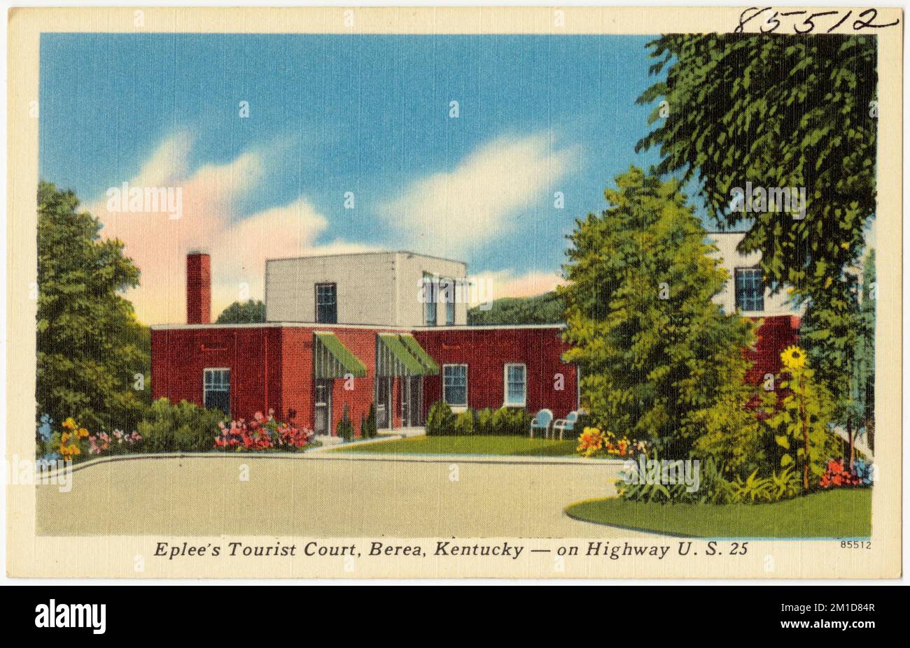 Eplee's Tourist Court, Berea, Kentucky -- on Highway U. S. 25 , Motels ...