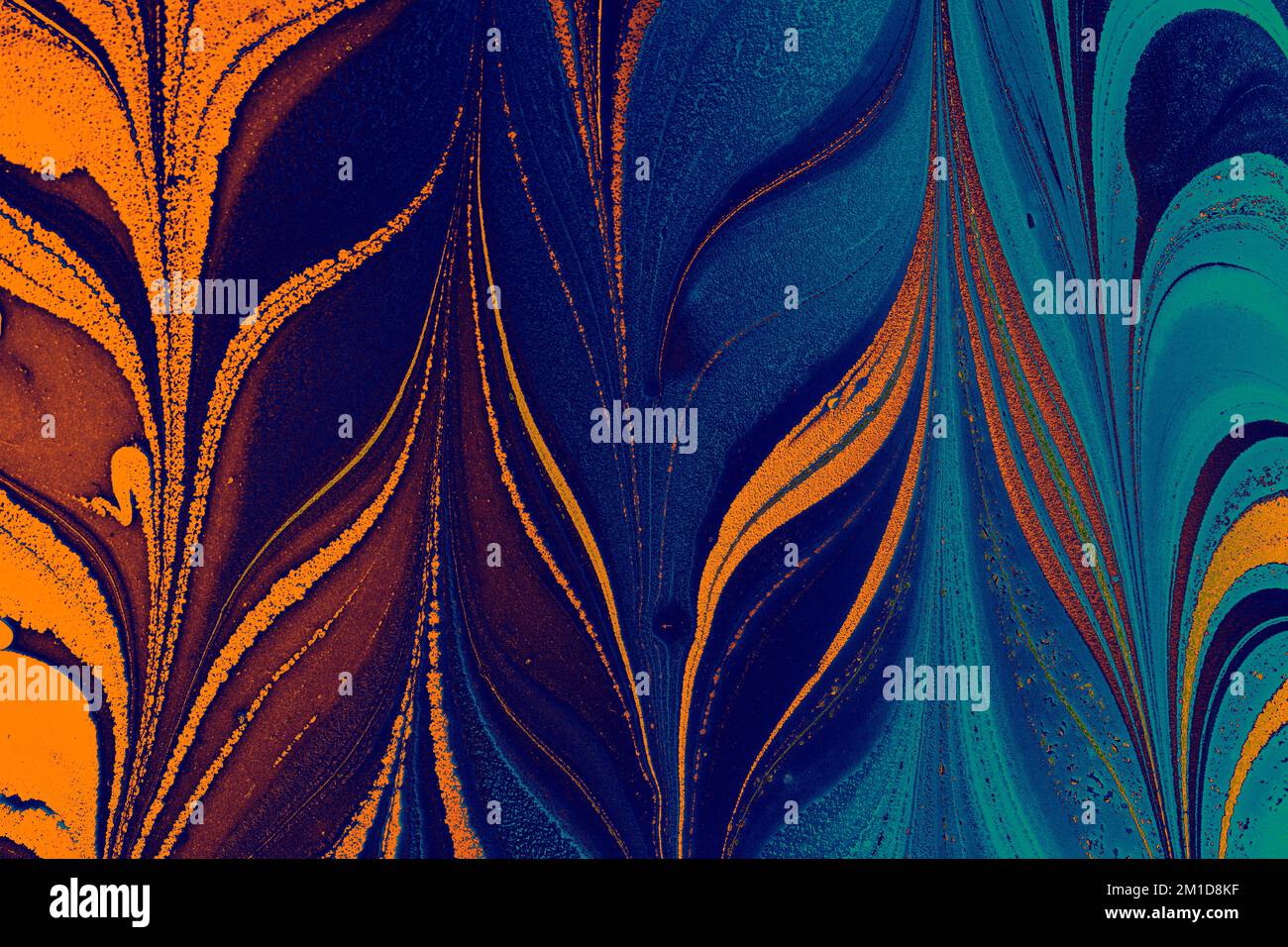 Abstract creative marble pattern texture. Traditional art of Ebru marbling Stock Photo - Alamy