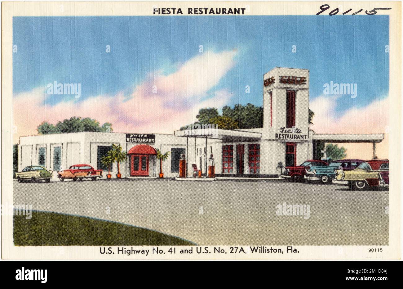 Fiesta Restaurant. U.S. Highway No. 41 and U.S. No. 27A, Williston, Fla ...