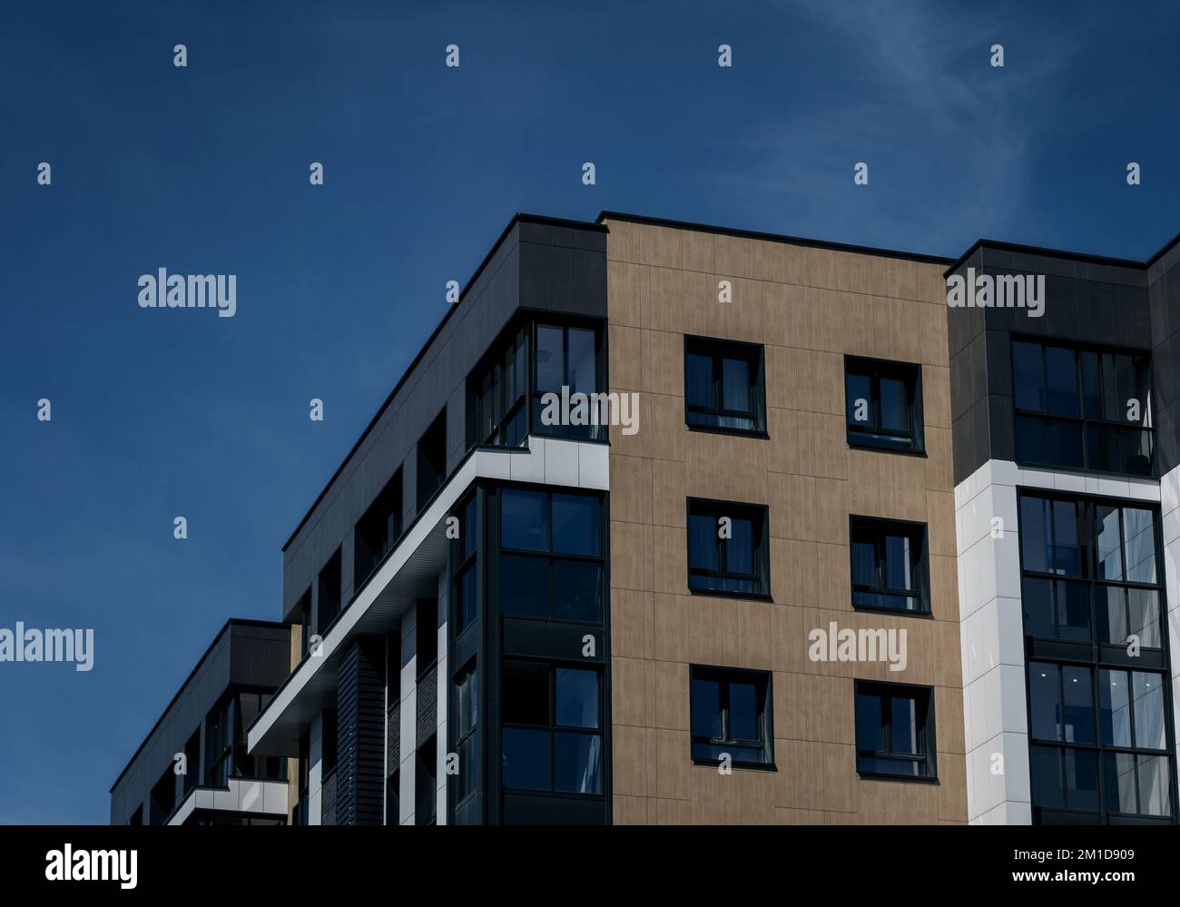 Modern and new apartment building. Real estate property Stock Photo - Alamy
