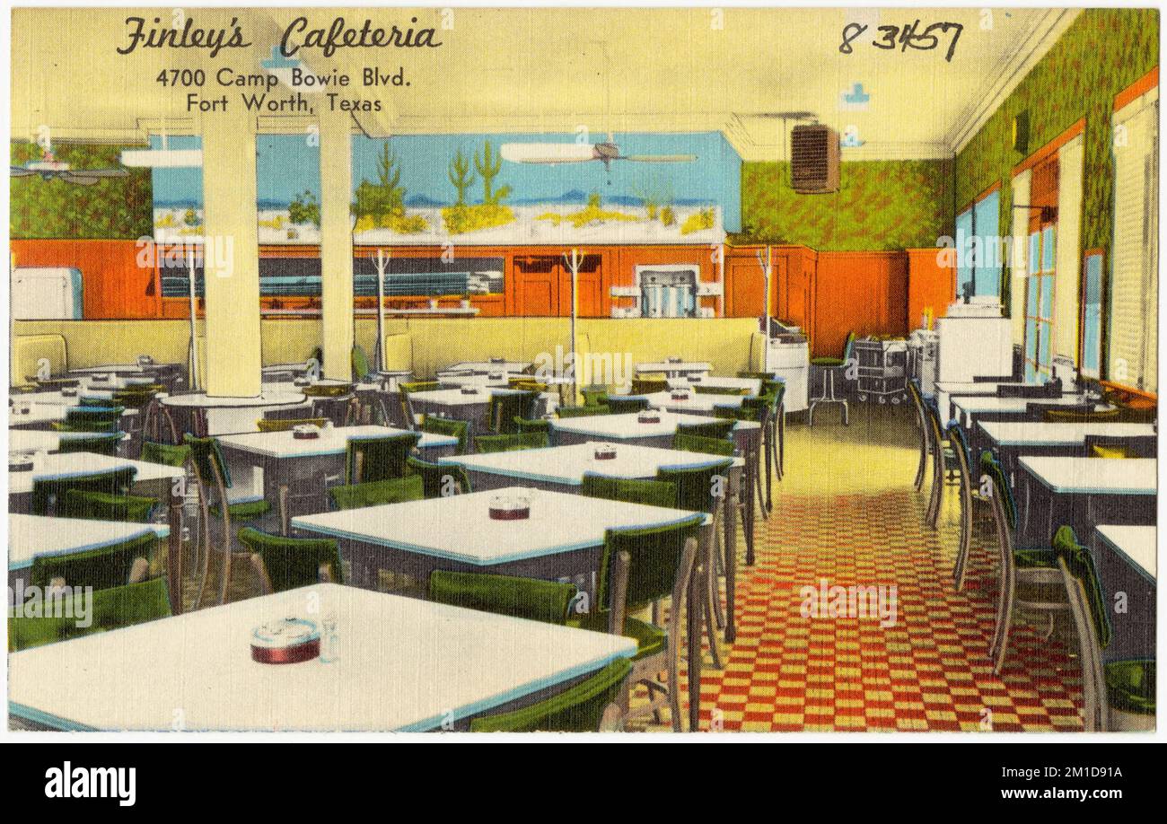 Finley's Cafeteria, 4700 Camp Bowie Blvd., Fort Worth, Texas ...