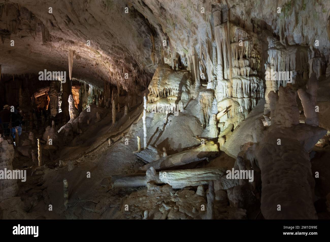 Postojna Cave (Postojnska jama) interior in Slovenia, the White Hall ...